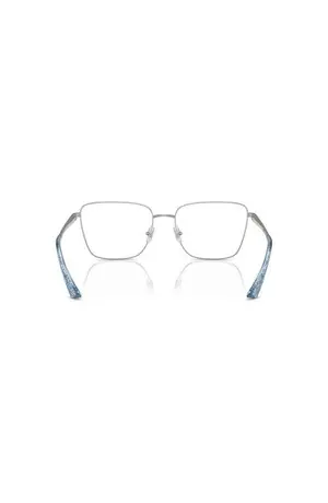 JIMMY CHOO 53mm Rectangle Eyeglasses - Silver