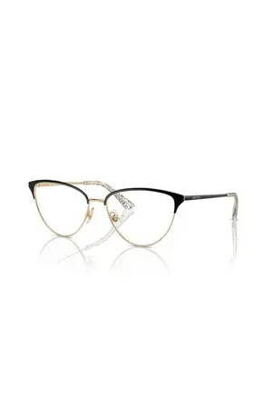 JIMMY CHOO 55mm Cat Eye Optical Glasses - Black