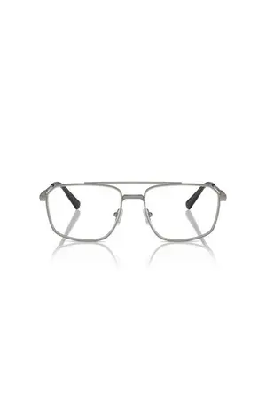 Michael Kors 56mm Square Full Rim Eyeglasses - Grey