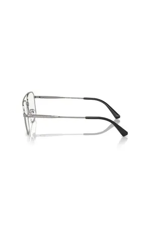Michael Kors Square Metal Full Rim Eyeglasses - Grey