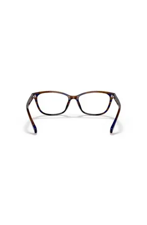 Ralph Lauren 53mm Rectangle Optical Glasses - Brown