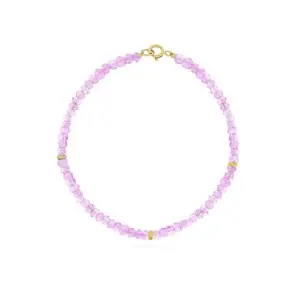 THE LOVERY FINE JEWELRY Beaded Bracelet With - Pink Amethyst