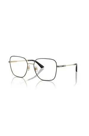 JIMMY CHOO 53mm Square Full Rim Optical Glasses - Black