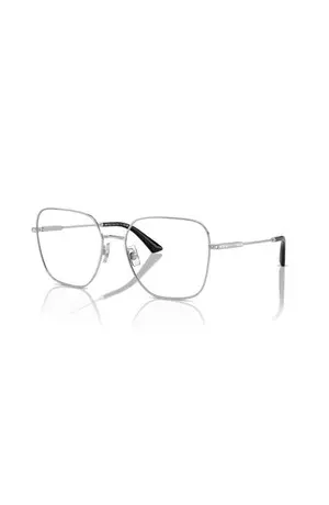 JIMMY CHOO 55mm Square Optical Glasses - Silver