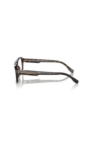 Michael Kors 56mm Irregular Full Rim Eyeglasses - Tortoise
