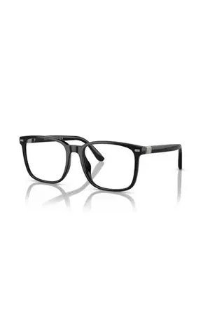 Polo Ralph Lauren 55mm Square Full Rim Eyeglasses - Black