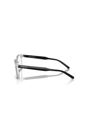ARNETTE 52mm Rectangle Optical Glasses - Transparent