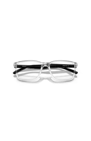 ARNETTE 52mm Rectangle Optical Glasses - Transparent