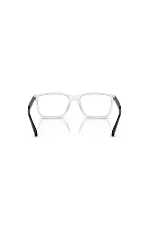 ARNETTE 52mm Rectangle Optical Glasses - Transparent
