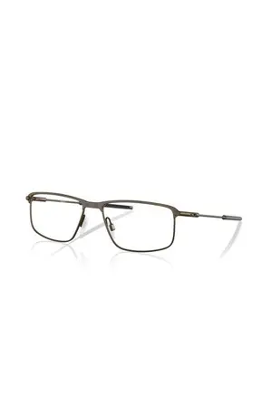 Oakley 54mm Rectangle Full Rim Optical Glasses - Grey