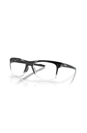 Oakley 55mm Rectangle Full Rim Optical Glasses - Black