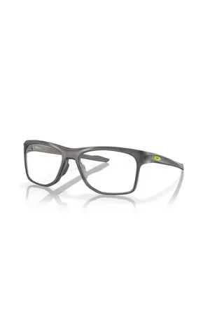 Oakley 55mm Rectangle Full Rim Optical Glasses - Grey