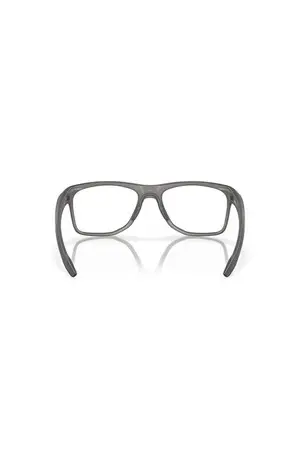 Oakley 55mm Rectangle Full Rim Optical Glasses - Grey