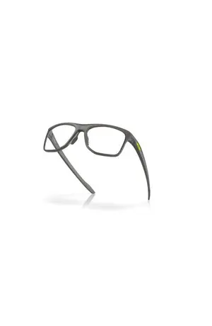 Oakley 55mm Rectangle Full Rim Optical Glasses - Grey