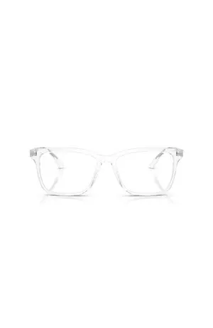 Prada 56mm Rectangle Optical Glasses - Transparent