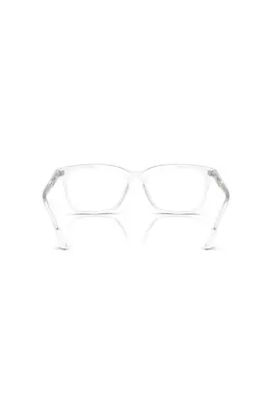 Prada 56mm Rectangle Optical Glasses - Transparent