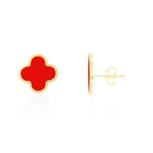 THE LOVERY FINE JEWELRY Clover Stud Earrings