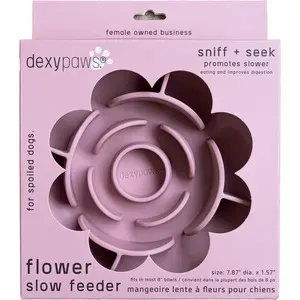 DEXYPAWS Flower Slow Feeder - Pink