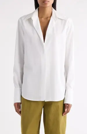 Dries Van Noten Celinta Cotton Button-up Shirt