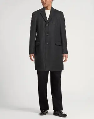 HACKETT Single-breasted Wool And Cashmere Coat