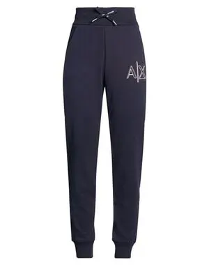 Armani Exchange Cotton Polyester Elastane Track Pants - Blue