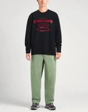 Dsquared2 Cotton Fleece Sweatshirt - Black