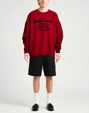 Dsquared2 Cotton Fleece Sweatshirt - Red