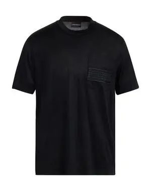Emporio Armani T-shirt Size Lyocell, Cotton - Black