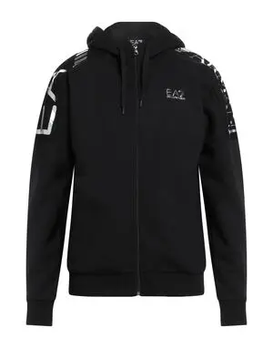 EA7 Hooded Sweatshirt With Zip Fastening