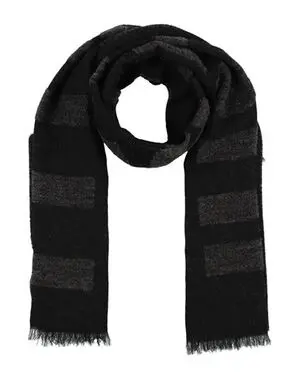 Just Cavalli Scarf Charcoal Alpaca Wool, Viscose, Wool, Modal, Polyamide - Grey