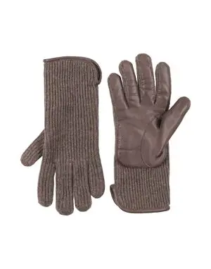 Agnona Cashmere And Lambskin Gloves