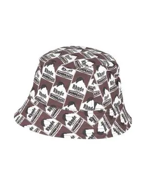 Rhude Printed Gabardine Bucket Hat - Brown