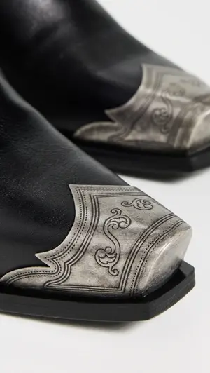 Free People Brayden Western Boots - Black