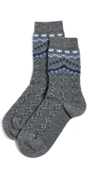 Patterned Socks Hoiseries For Women