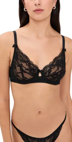 Hanky Panky X Lexi Wood Stephanie Underwire Bra - Black
