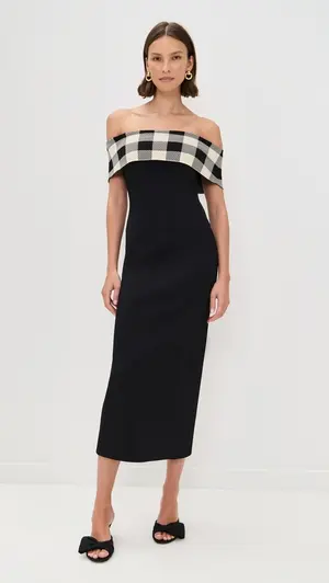 Posse Pippa Off-shoulder Maxi Dress