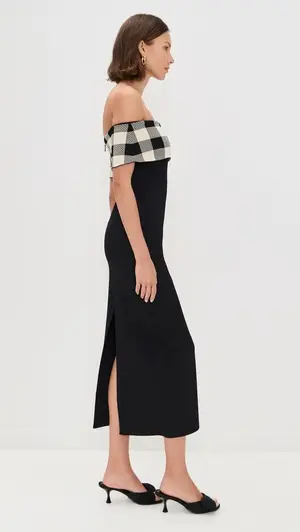 Posse Pippa Off-shoulder Maxi Dress