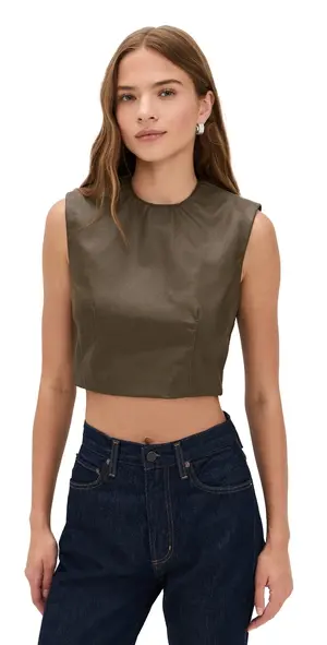 SABINA MUSAYEV Dida Top - Dark Khaki