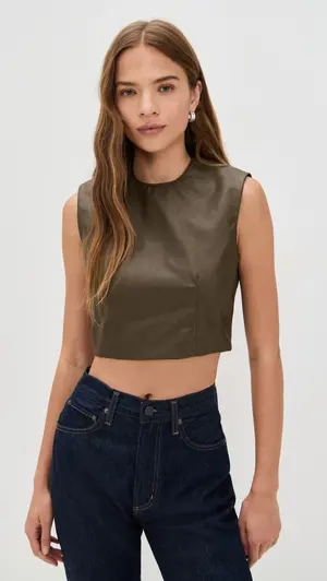 SABINA MUSAYEV Dida Top - Dark Khaki