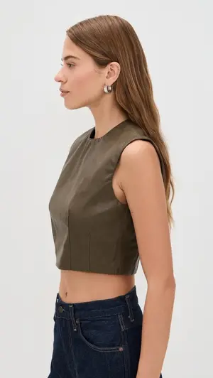 SABINA MUSAYEV Dida Top - Dark Khaki