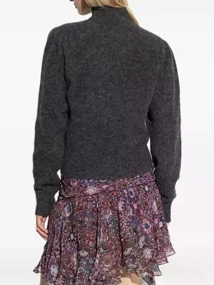 MARANT ETOILE Long-sleeve Turtleneck Sweater - Grey