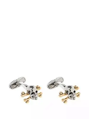 Paul Smith Skull Crossbones-motif Cufflinks - Silver