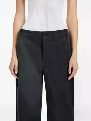 Proenza Schouler White Label Button-fastening Cuffed Trousers