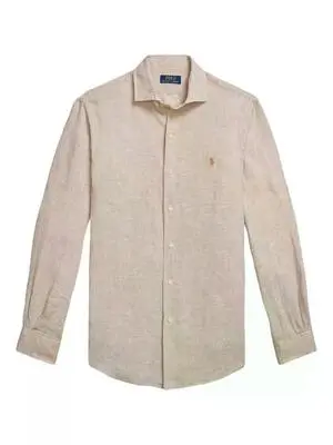 Ralph Lauren Long-sleeve Linen Shirt - Neutrals