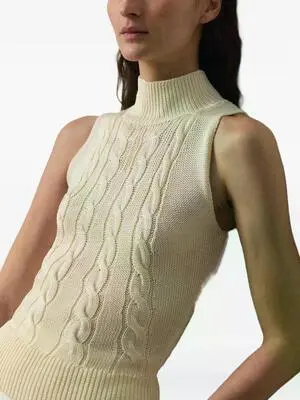 Ralph Lauren Roll-neck Cable-knit Vest