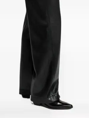 BOSS Faux-leather Trousers - Black