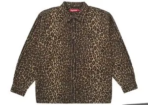 Supreme Flannel Pajama Shirt - Leopard