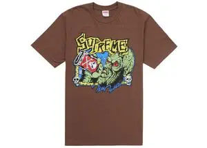 Supreme Fuckin Blowout Tee Shirt - Brown