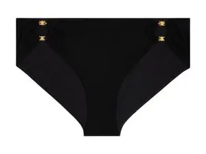 Celine Triomphe Rings Swimsuit Bottom - Black