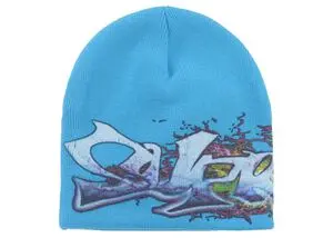 Supreme Tag Beanie - Blue